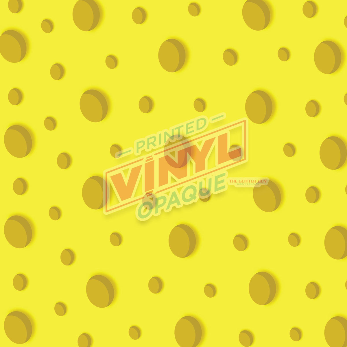 Printed Vinyl - Sponge — The Glitter Guy