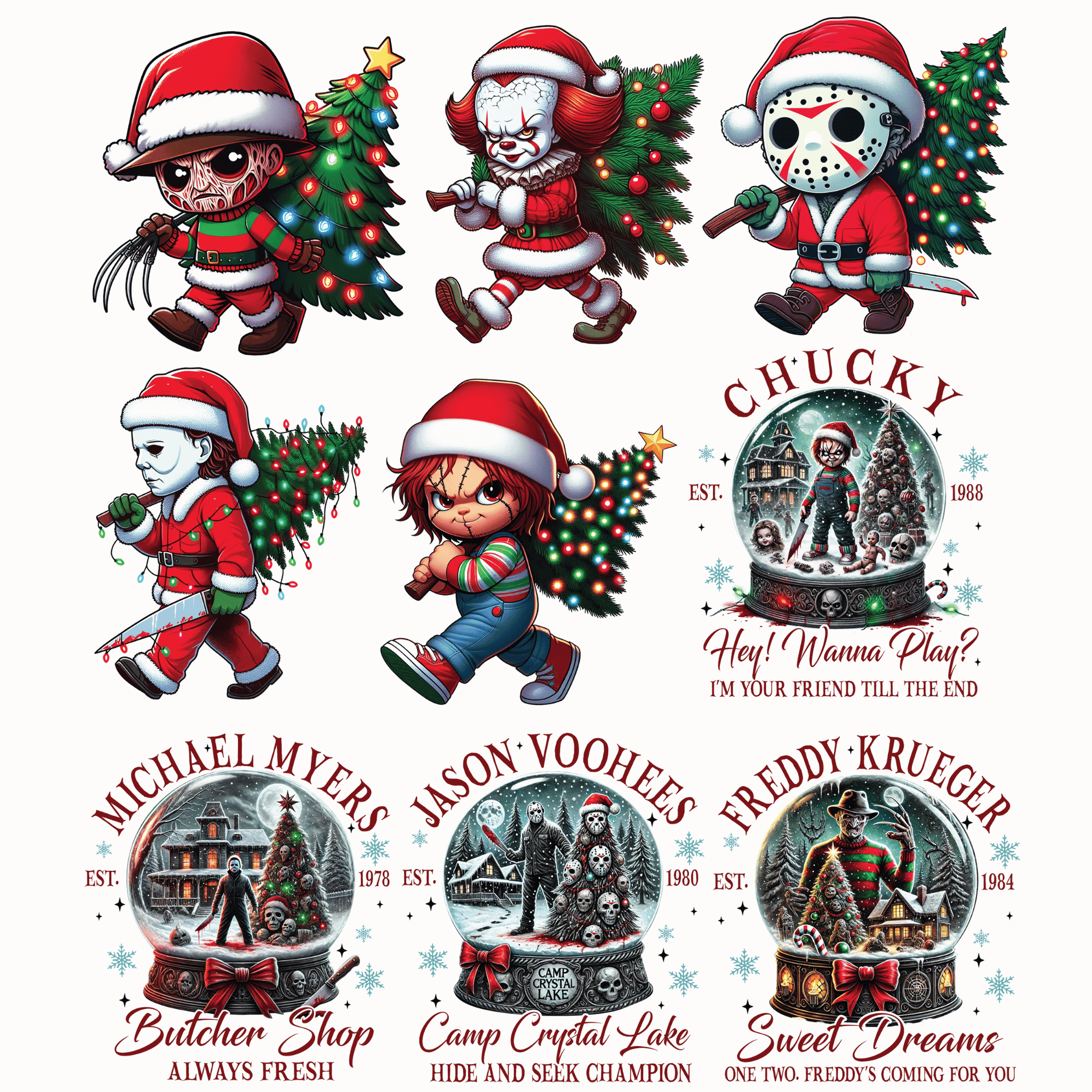 Festive baddies - FREE Premade Gang Sheet — The Glitter Guy