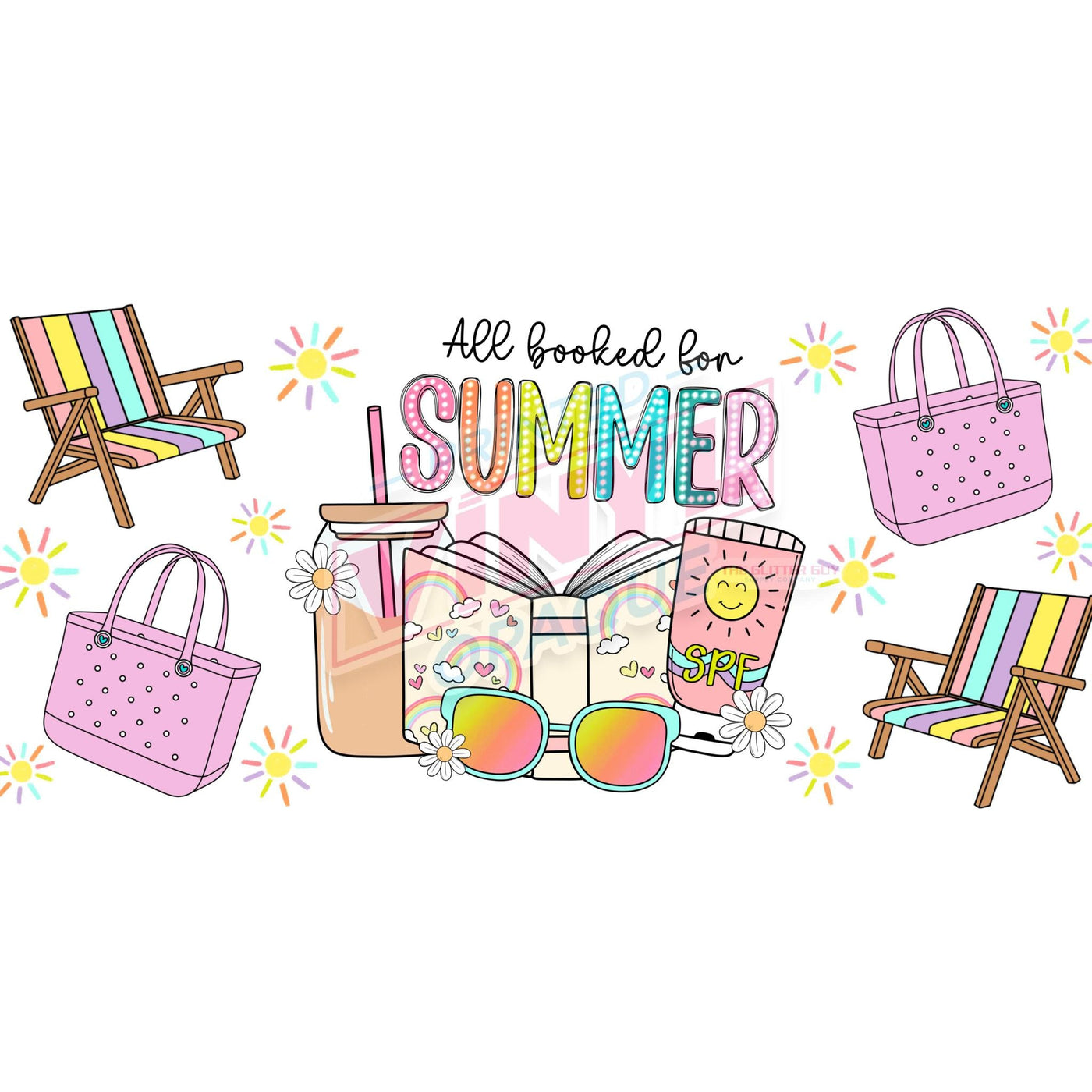 Libbey Can Wrap 16oz - Ink Transfers | Booked All Summer — The Glitter Guy