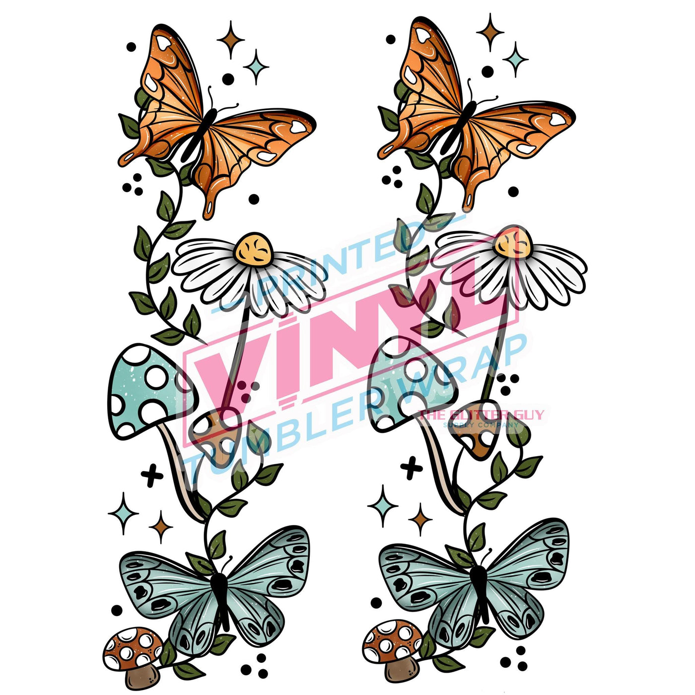 Printed Decal - Cottagecore Books Assets — The Glitter Guy