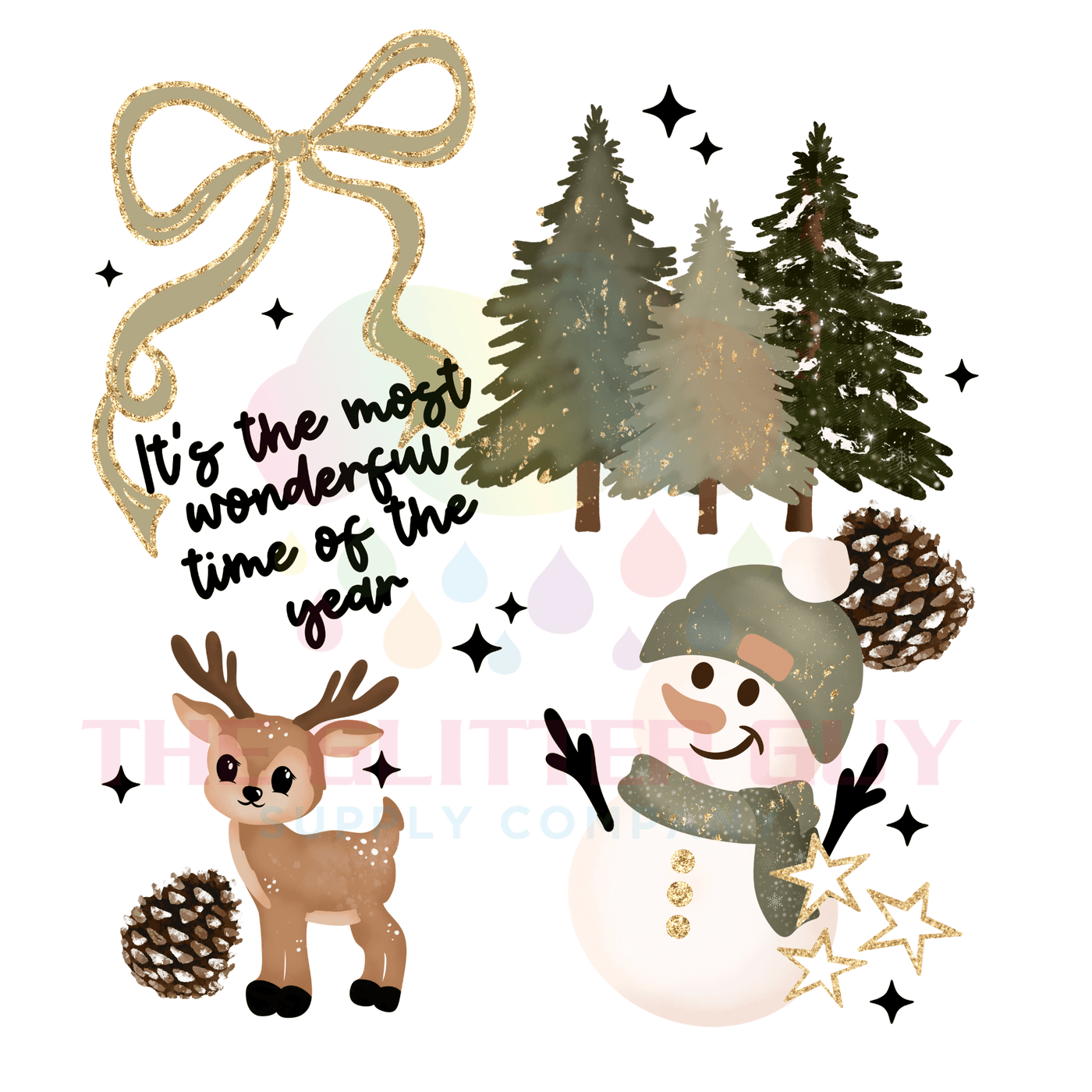 Printed Decal - Wonderful Time Of Year — The Glitter Guy