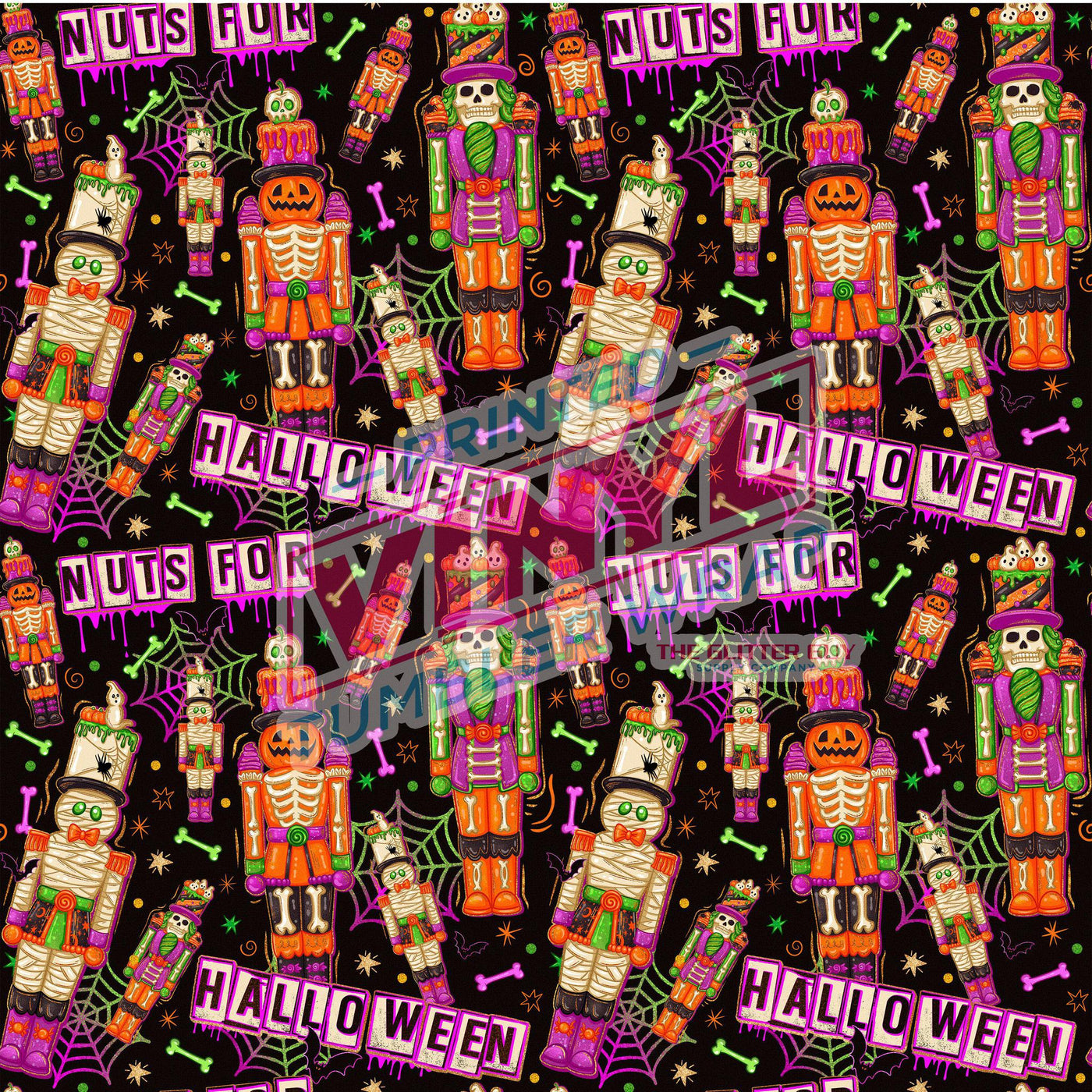 Printed Vinyl - Nuts For Halloween — The Glitter Guy