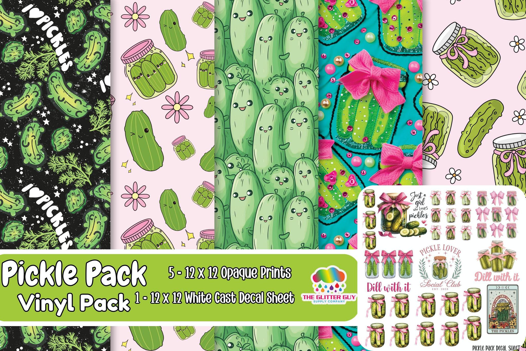 Printed Vinyl - Pickle Pack — The Glitter Guy
