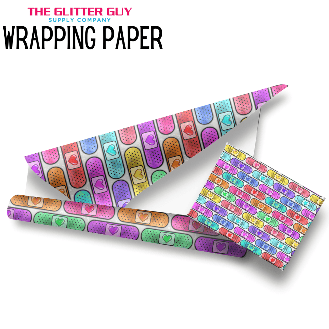 Wrapping Paper - Band-Aids — The Glitter Guy