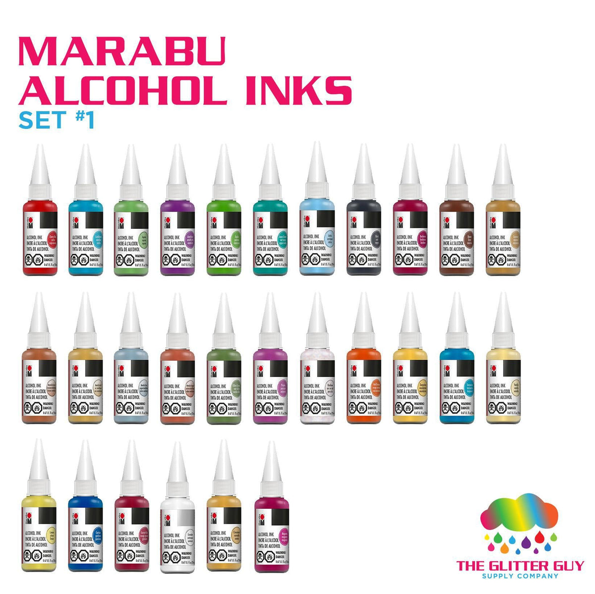 Marabu Alcohol Ink Set 1 — The Glitter Guy